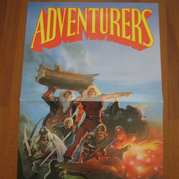 Vintage | Art | 987 Aircel Comics Promotional Poster Adventurers 11 X ...